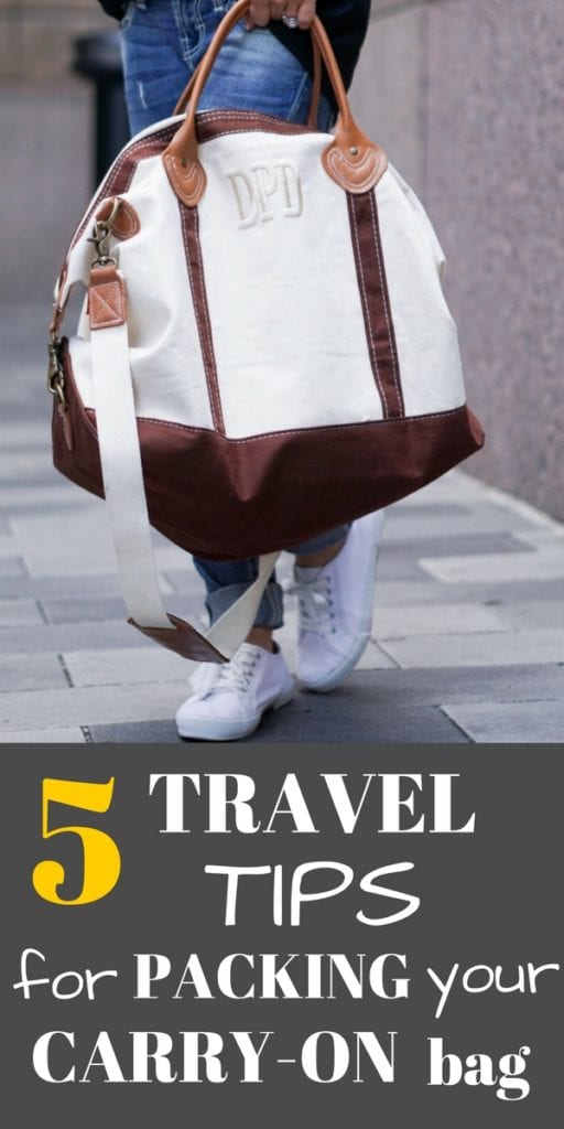 5 Travel Tips for Packing your Carry-On Bag - Dawn P. Darnell