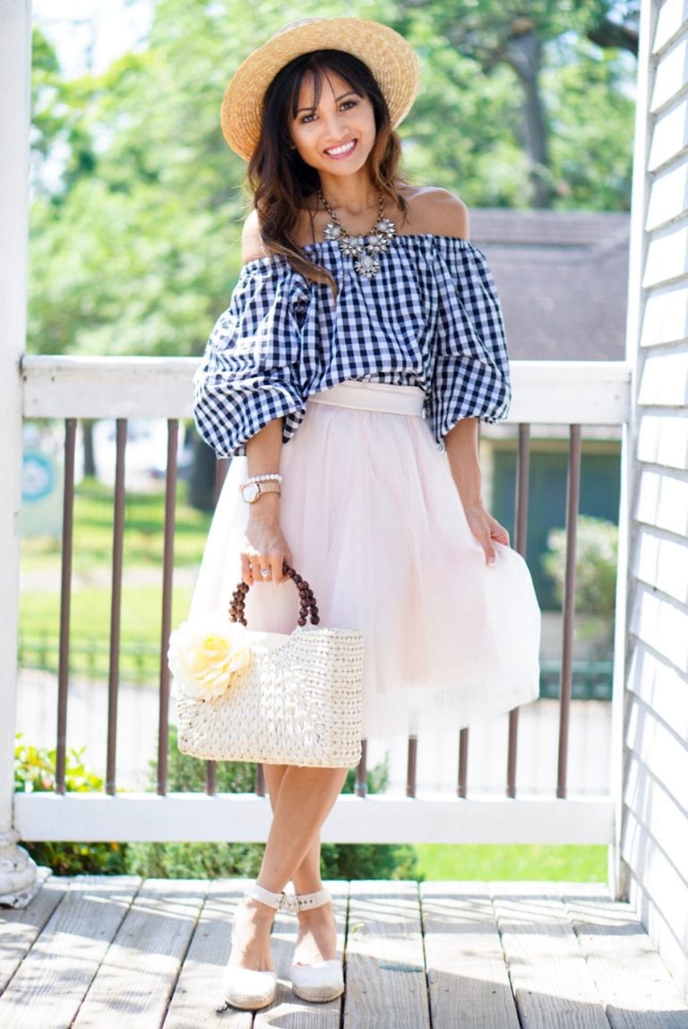 Gingham Tops for Under $50 - Lane 201 Boutique GIVEAWAY - Dawn P. Darnell