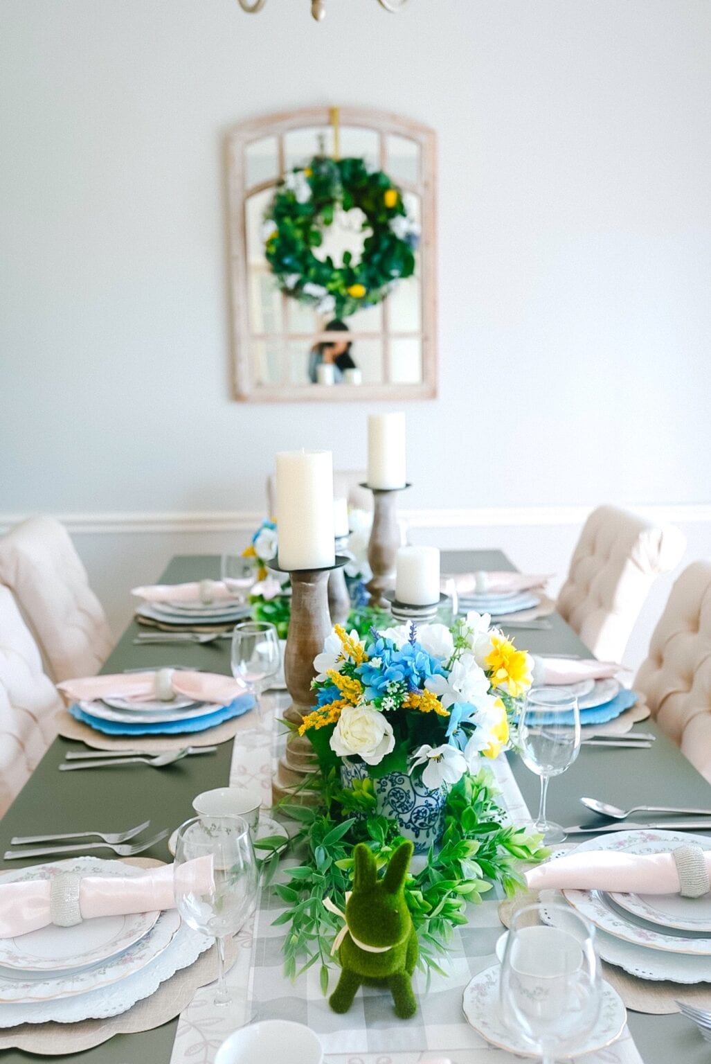 Dining Room Reveal - Spring Tablescape - Dawn P. Darnell
