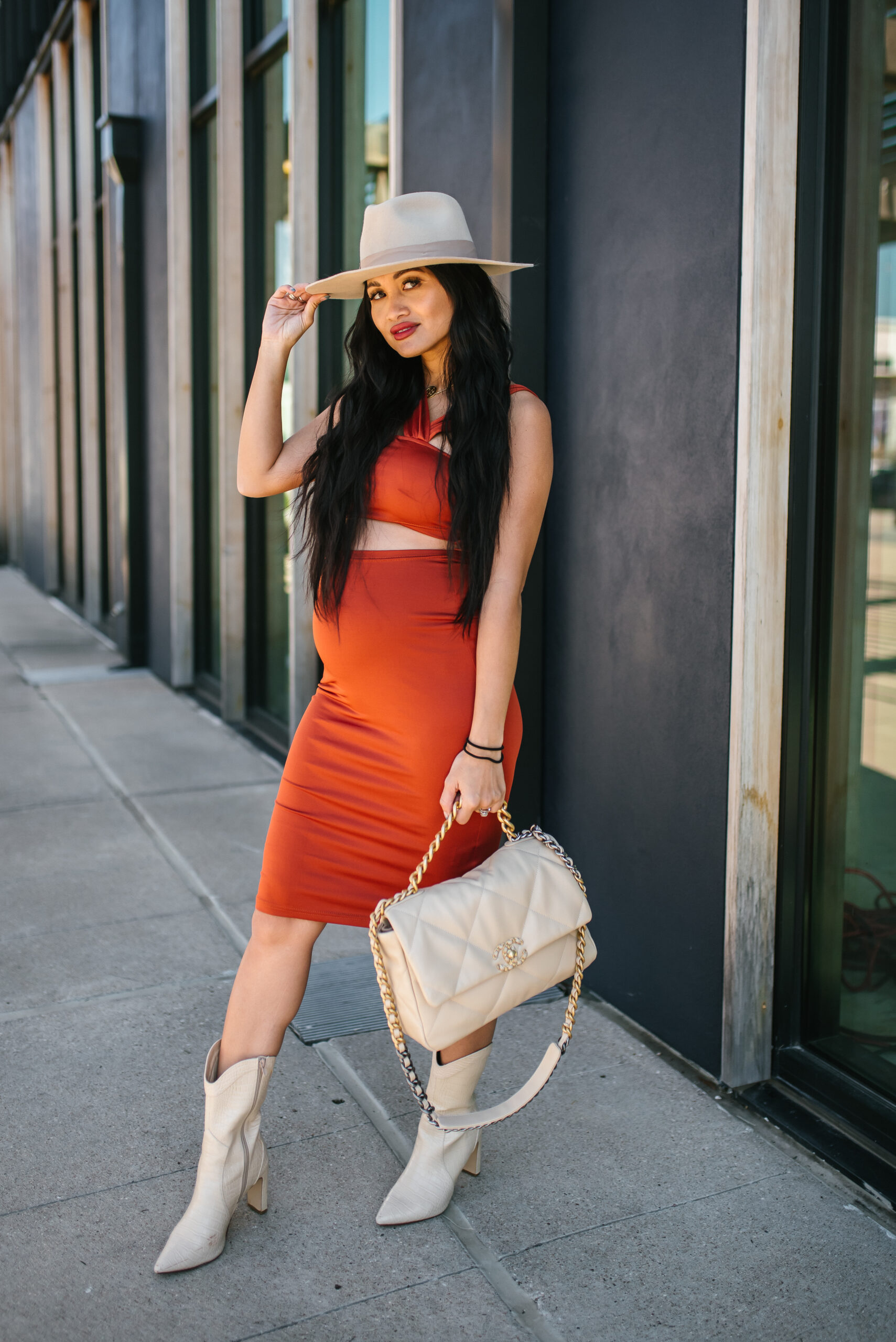 $10 Asymmetrical Neck Cut Out Dress - Dawn P. Darnell