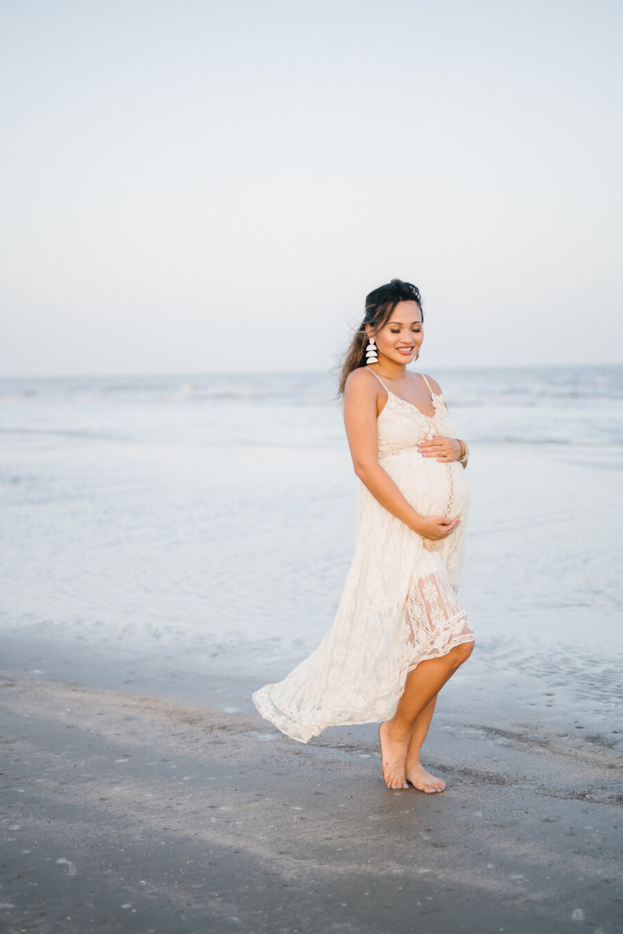 Family Beach Maternity Shoot - Dawn P. Darnell