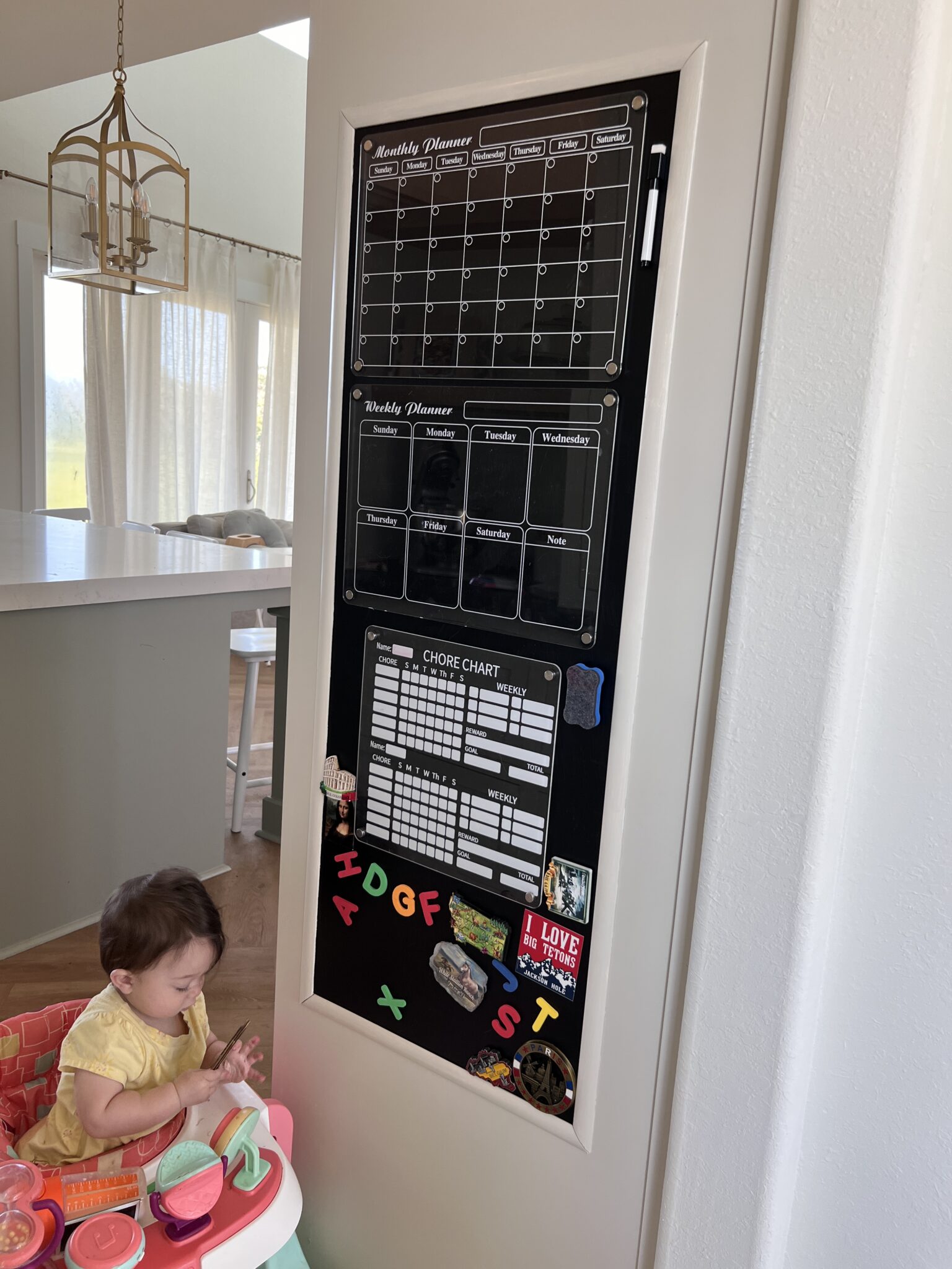 Kitchen Family Command Center DIY - Dawn P. Darnell